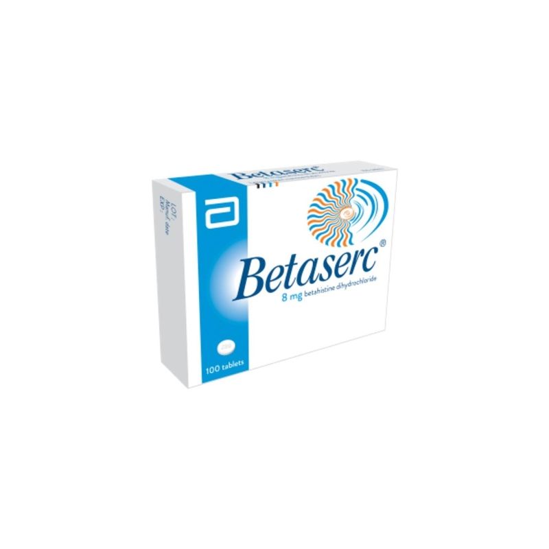 BETASERC 8 MG 100 TABLETS | Rosh Medical Company